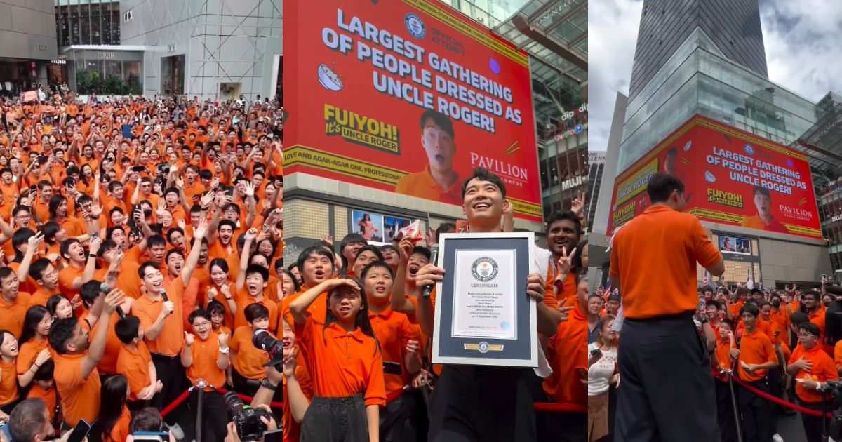 Malaysian YouTuber Nigel Ng sets world record for the largest assembly of people dressed as ...